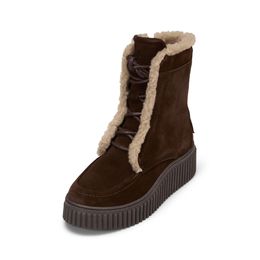 Marc O'Polo MARC O'POLO Damen Stiefelette "mit Innenzipper", Gr. 39, braun, Obermaterial: 100% Leder (Rind), unifarben, Schuhe