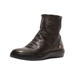 Softinos Damen Stiefelette "Softinos Stiefelette Leder", Gr. 37, schwarz, Leder, Schuhe