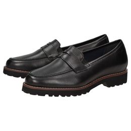 Sioux Damen Slipper "Meredith-709-H", Gr. 35, schwarz, Obermaterial: 100% Lammnappaleder LANA. 100% Gummi rubber., Schuhe