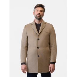 RICANO Herren Kurzmantel "Mantel Allessandro"beige, Gr. S, Obermaterial: 60% Wolle WO. 40% Polyester PES. Futter: 100% Polyester PES., M&auml;ntel,