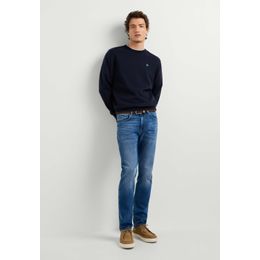 Pepe Jeans Herren Slim-fit-Jeans "slim fit jeans SLIM JEANS PIPE", blau, Gr. 30, 80% Baumwolle, 15% Lyocell, 3% Elastomultiester, 2% Elasthan, Jeans