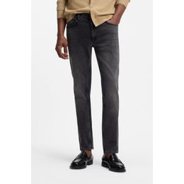 Hugo Herren Slim-fit-Jeans "Hugo 734", schwarz, Gr. 35, unifarben, Denim/Jeans, Obermaterial: 61% Baumwolle, 38% Lyocell, 1% Elasthan, Jeans, aus