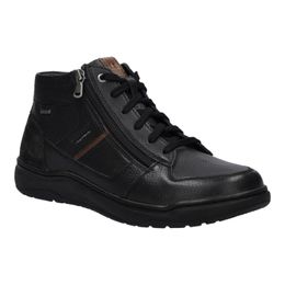 Josef Seibel Herren Schn&uuml;rschuh "Baxter 50, schwarz-kombi", Gr. 42, schwarz, Obermaterial: 100% Rindsleder Leather cow., Schuhe