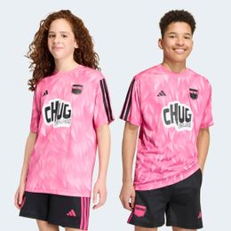 Jungen T-Shirt "ADIDAS X FORTNITE CUDDLE TEAM LEADER-JERSEY", 140, pink, adidas Sportswear, Obermaterial: 100% Polyester, Shirts
