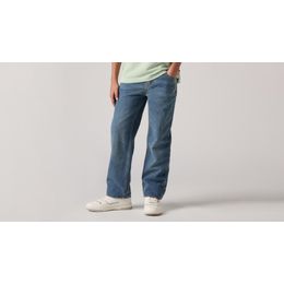 LEVI'S KIDS Jungen Regular-fit-Jeans "LVB 505 REGULAR FIT JEAN", blau, Gr. 10, unifarben, Denim/Jeans, Obermaterial: 79% Baumwolle, 15% Polyester, 6%