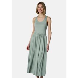 Ragwear Damen Shirtkleid "Mauglia YOUMODO", gr&uuml;n, Gr. L, Obermaterial: 68% Modal, 32% Polyester, Kleider, Sommerkleid mit Tr&auml;gern und Taillenzugband