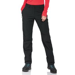 Sch&ouml;ffel SCH&Ouml;FFEL Damen Outdoorhose "Pants Engadin1 Warm L", schwarz, Gr. 46, Obermaterial: 89% Nylon, 11% Elasthan. Futter: 100% Polyester, Hosen