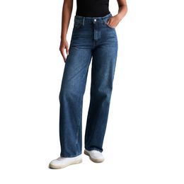 Marc O'Polo Damen Weite Jeans "aus Baumwolle ohne Stretch", blau, Gr. 30, MARC O'POLO DENIM, unifarben, Obermaterial: 100% Baumwolle, Jeans