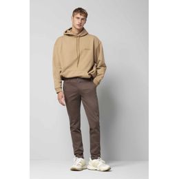 MEYER Herren Chinos "M5 FIT", braun, Gr. 40, unifarben, 89% Baumwolle, 8% Elastomultiester, 3% Elasthan, Hosen, M5 FIT im unifarbenen Design