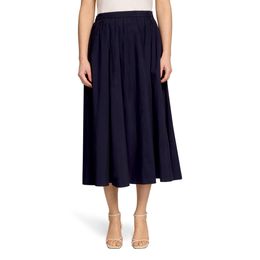 Vera Mont Damen Maxirock "Damen mit Gummizug", blau, Gr. 38, Obermaterial: 75% Baumwolle, 25% Polyamid. Futter: 100% Acetat, R&ouml;cke