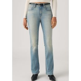 Levi's LEVI'S Damen Bootcut-Jeans "725 HIGH RISE BOOTCUT", blau, Gr. 27, Denim/Jeans, Obermaterial: 81% Baumwolle, 18% Polyester, 1% Elasthan, Jeans