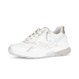 Gabor Damen Sneaker "Sneaker low", Gr. 37, wei&szlig;, Schuhe