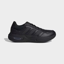 Herren Walkingschuh "CLOUDFOAM CUXXION", adidas Sportswear, Gr. 44, schwarz, Leder, Synthetik, Textil, Schuhe