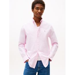 Tommy Hilfiger Herren Langarmhemd "SOLID HERITAGE OXFORD Regular Fit", rosa, Gr. XXL, Web, Obermaterial: 100% Baumwolle, Hemden, Regular Fit Oxford