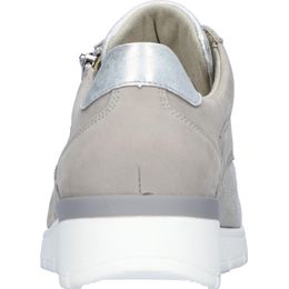 Waldl&auml;ufer WALDL&Auml;UFER Damen Schn&uuml;rschuh "K-RAMONA-Soft", Gr. 8, grau, Nappaleder, Nubukleder, Textil, unifarben mit Farbeinsatz, Schuhe, Freizeitschuh,