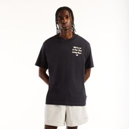 New Balance Herren T-Shirt "FOGGY DAZE 1906 T-SHIRT", schwarz, Gr. XXL, Obermaterial: 100% Baumwolle, Shirts, f&uuml;r sportliche Aktivit&auml;ten konzipiert,