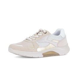 Gabor Damen Sneaker "Sneaker low", Gr. 37, beige, Schuhe