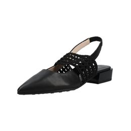 Hispanitas Damen Slingpumps "Hispanitas Pumps Leder", Gr. 38, schwarz, Leder, Schuhe