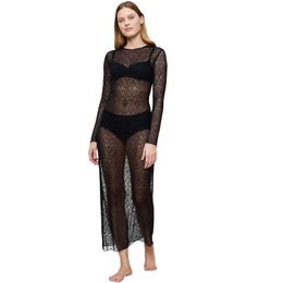 Triumph Damen Nachthemd "A Weekend to Remember Dress", schwarz, Gr. 36, Spitze, Obermaterial: 95% Polyamid, 5% Elasthan, Kleider, weiche und sinnlich