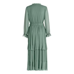 Vera Mont Damen Cocktailkleid "Damen mit Volant", gr&uuml;n, Gr. 34, Chiffon, Obermaterial: 100% Polyester. Futter: 100% Polyester, Kleider