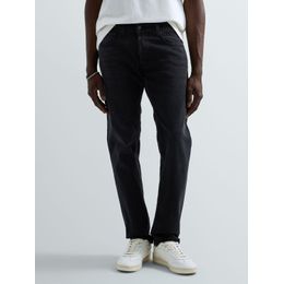 Replay Herren Straight-Jeans "GROVER", schwarz, Gr. 36, Denim/Jeans, Obermaterial: 99% Baumwolle, 1% Elasthan, Jeans, in vielen verschiedenen