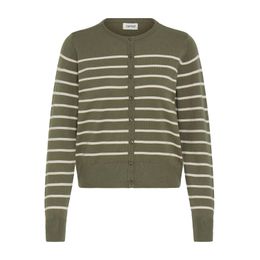 oxmo Damen Strickjacke "Strickjacke OXKeana", gr&uuml;n, Gr. XXL, Obermaterial: 50% Viskose CV. 28% Polyester PES. 22% Nylon NY., Strickjacken