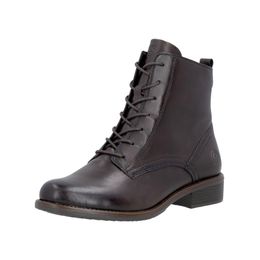 Remonte Damen Schn&uuml;rstiefelette "Remonte Stiefelette Glattleder", Gr. 43, braun, Glattleder, Schuhe