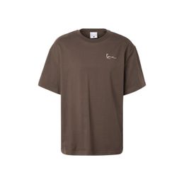 Karl Kani Herren T-Shirt "Karl Kani Signature Oversized T-Shirt", braun, Gr. M, bedruckt, 100% Baumwolle, Shirts