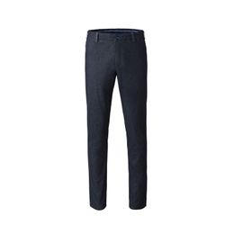 MEYER Herren Chinohose "BONN", blau, Gr. 27, uni, Obermaterial: 50% Baumwolle CO. 32% Polyester PES. 15% Viskose CV. 3% Elasthan EL., Hosen, mit