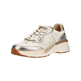 Hispanitas Damen Sneaker "Hispanitas Sneaker Leder/Textil", Gr. 42, silber, Leder, Textil, Schuhe