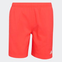Jungen Badeshorts "ESS SH Y", rot, Gr. 164, adidas Performance, Obermaterial: 100% Polyester, Badehosen