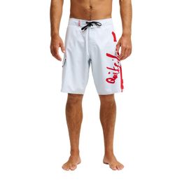 Quiksilver Herren Boardshorts "Young Guns Surfsilk Sync 21""wei&szlig; sync, Gr. 36, Obermaterial: 88% Polyester, 12% Elasthan., Hosen
