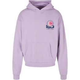 Merchcode Herren Kapuzenpullover "Merchcode Sunset Charm Oversized Hoody", lila, Gr. XXXL, mehrfarbig, 100% Baumwolle, Pullover