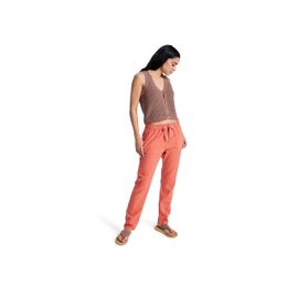 Roxy Damen Cargohose "On The Seashore", orange, Gr. S, Obermaterial:55% Leinen, 45% Viskose., Hosen