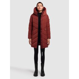 Khujo Damen Steppmantel "DARKA2", rot, Gr. L, unifarben, 100% Polyester, M&auml;ntel
