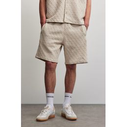 Pegador Herren Shorts "JOVREN STRUCTURED SHORTS", beige, Gr. XS, unifarben, Web, Obermaterial: 57% Polyester, 38% Baumwolle, 5% Elasthan, Hosen
