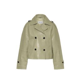 RICANO Damen Lederjacke "Trenchcoat Jacke Yvette", gr&uuml;n, Gr. XXL, Obermaterial: 100% Lammnappaleder LANA. Futter: 100% Polyester PES., Jacken,