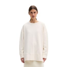 Marc O'Polo MARC O'POLO Damen Sweatshirt "aus Organic Cotton", beige, Gr. S, unifarben, Obermaterial: 100% Baumwolle, Sweatshirts