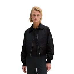 Marc O'Polo MARC O'POLO Damen Outdoorjacke "aus recyceltem Shiny-Polyester-Twill"schwarz, Gr. 42, unifarben, Obermaterial: 100% Polyester, Jacken