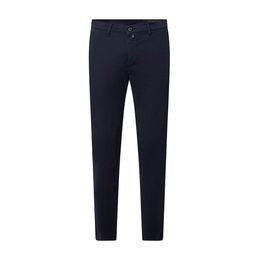 Pierre Cardin Herren Chinohose "Colmar", blau, Gr. 36, uni, Obermaterial: 97% Baumwolle CO. 3% Elasthan EL., Hosen, mit geradem Schnitt