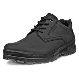 Ecco Herren Schn&uuml;rschuh "Rugged Track Wp Plain Toe", Gr. 42, schwarz, Leder, Schuhe, Sneaker, Outdoorschuh mit waterproof Ausstattung