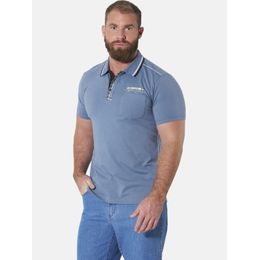 Jan Vanderstorm Herren Poloshirt "Poloshirt ODDFRED", blau, Gr. XXXL, Obermaterial: 100% Baumwolle CO., Shirts