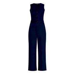 Vera Mont Damen Overall "Damen mit G&uuml;rtel"night sky, Gr. 44, Obermaterial: 95% Polyester, 5% Elasthan. Futter: 100% Polyester, Overalls