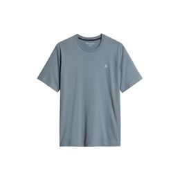 Marc O'Polo MARC O'POLO Herren T-Shirt, blau, Gr. L, Jersey, Obermaterial: 100% Baumwolle, Shirts, regular garment-dyed aus reiner Bio-Baumwolle