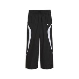 Puma Damen Sporthose "Puma Sport Relaxed Gewebte Hose Damen", schwarz-wei&szlig;, Gr. XL, Obermaterial: 100% Nylon. Einsatz: 100% Polyester. Tasche &ndash; Oben: