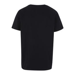 MisterTee Herren T-Shirt "MisterTee Herren More Espresso Less Depresso Tee EMB"schwarz, Gr. S, bedruckt, 100% Baumwolle, Shirts
