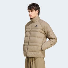 Herren Outdoorjacke "ESSENTIALS, VERSTAUBAR"khaki six, Gr. S, adidas Sportswear, Obermaterial: 100% Polyester, Jacken