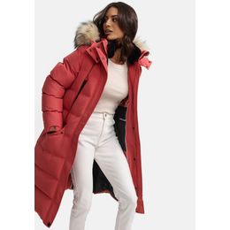 Marikoo Damen Parka "Schneesternchen"rouge, Gr. XS, Obermaterial: 100% Polyester. Innenseite: 100% Polyester. Fellimitat: 100% Polyester, Jacken,