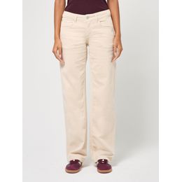 Gang Damen Cordhose "94RIVER", beige, Gr. 32, unifarben, Cord, Obermaterial: 99% Baumwolle, 1% Elasthan, Hosen, im Straight Fit, Low Rise