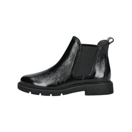 Paul Green Damen Ankleboots "Paul Green Stiefelette Leder/Textil", Gr. 39, schwarz, Leder, Textil, Schuhe